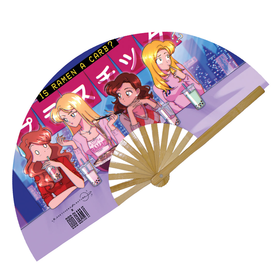 Is Raman A Carb Hand Fan | God Glam It