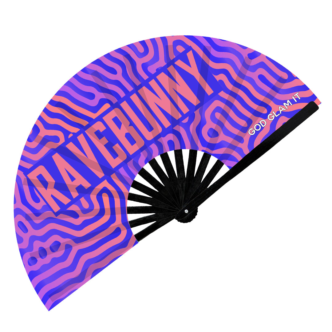 Rave Bunny Hand Fan | God Glam It
